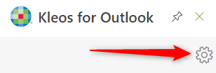 Kleos [KFO]: Quick user guide voor Kleos for Outlook web add-in